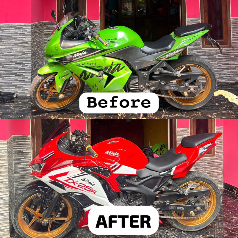 Jual Fullset bodi custom full bofi model Ninja zx25r np utk Ninja 250 ...