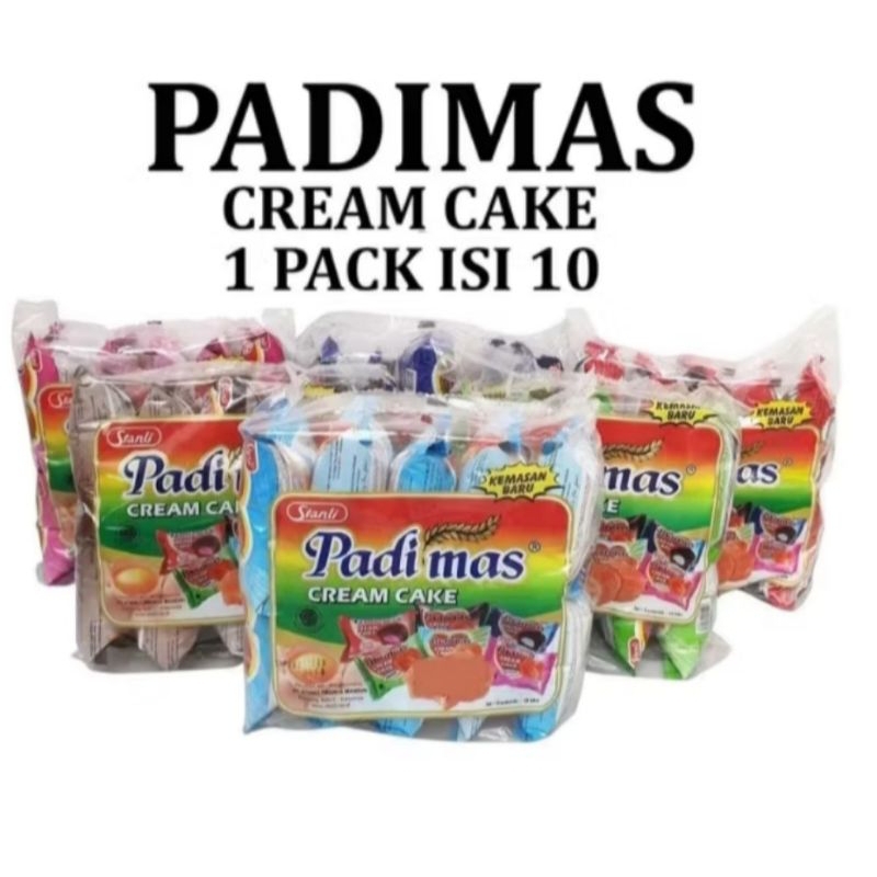 Jual padi mas roti pie cream cake isi 10pcs | Shopee Indonesia