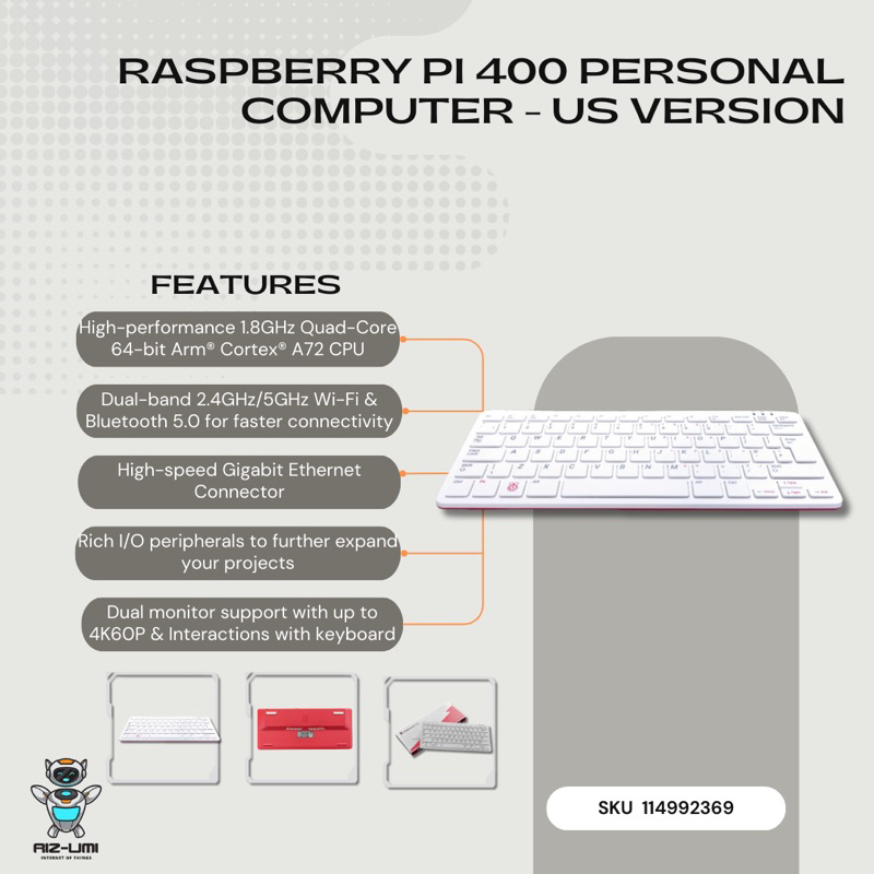 Jual Raspberry Pi 400 Personal Computer | Shopee Indonesia