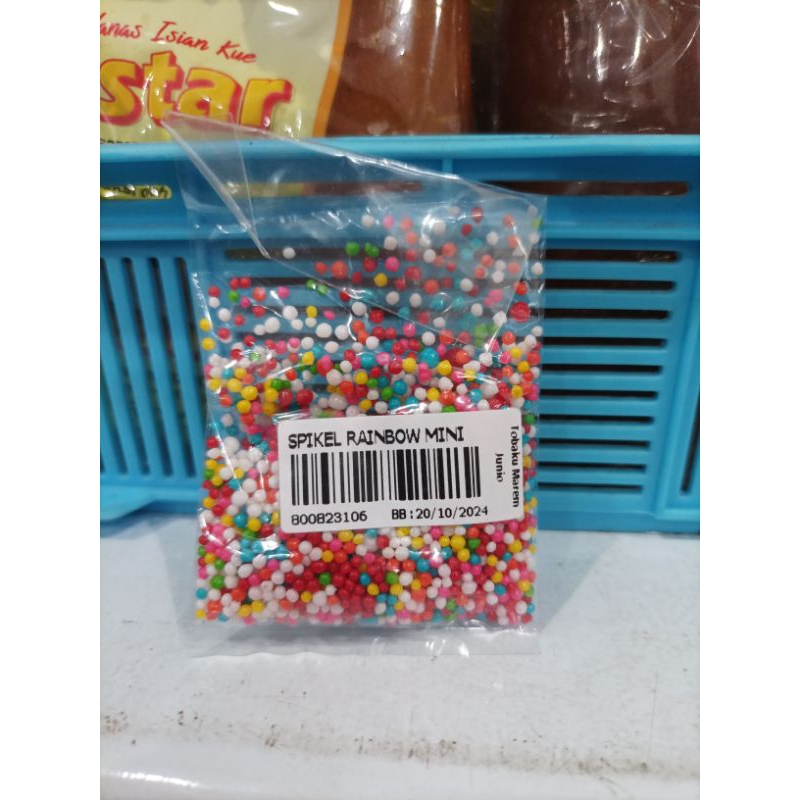 Jual Elmer Sugar Springkles Rainbow Spikel Gula Warna Mini | Shopee ...