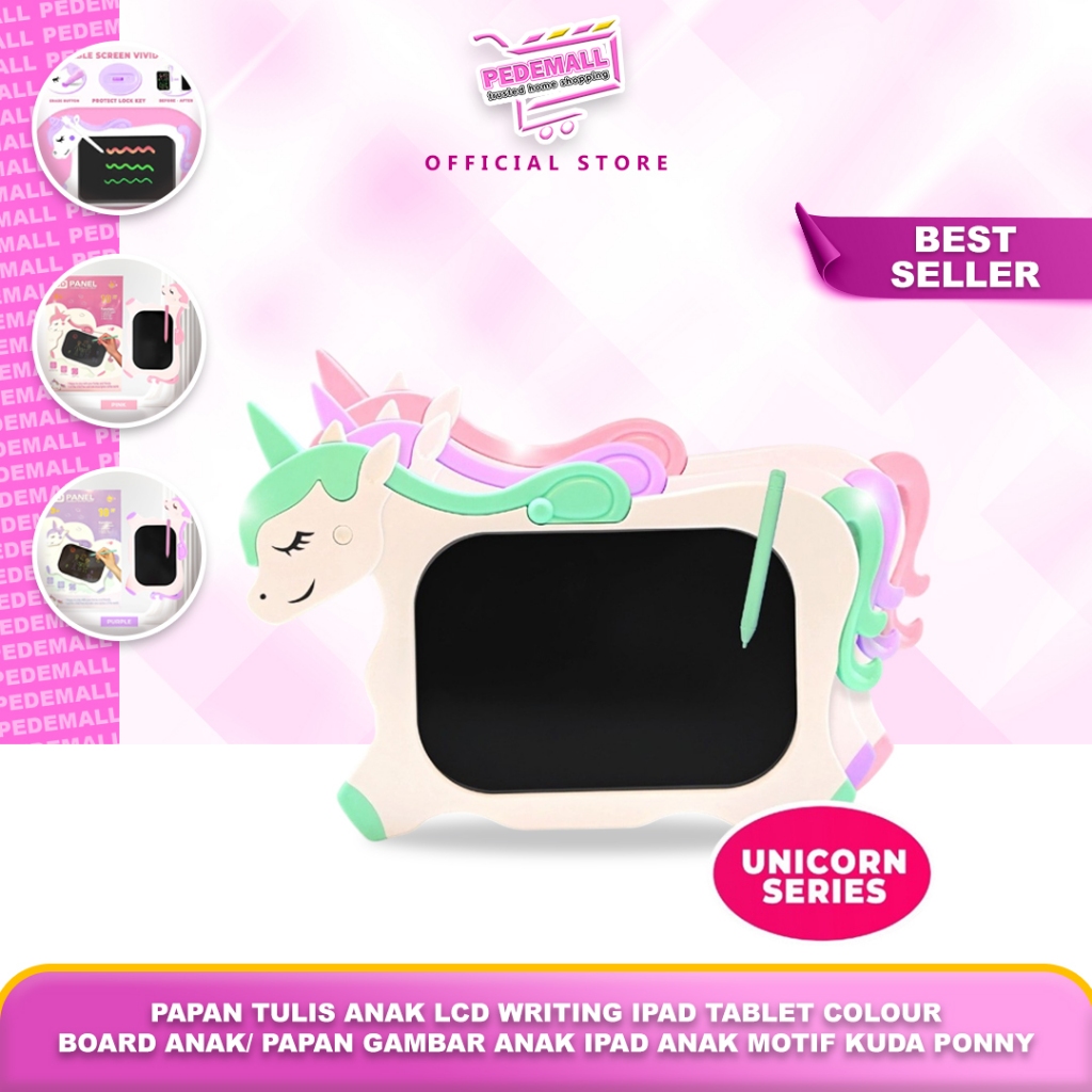 Jual Papan Tulis Anak LCD Writing iPad Tablet Colour Board Anak/ Papan ...