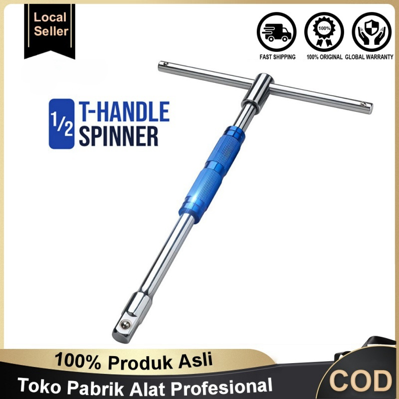 Jual O-KAY Kunci Shock T Handle Spinner 1/2 Bahan CRV Kuat dan ...