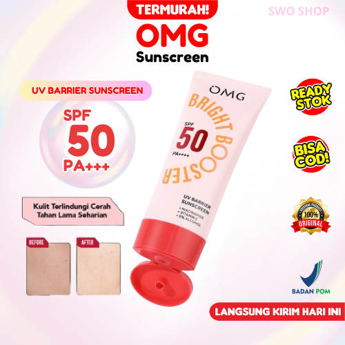 Jual OMG Sunscreen SPF 50 Oh My Glow Sun Care | Sunblock Wajah Instant ...