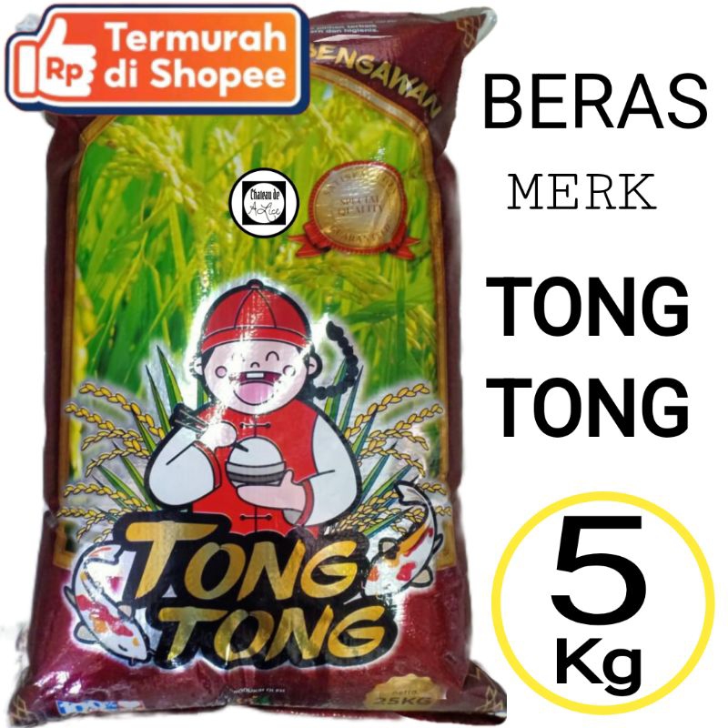 Jual Beras premium berkualitas TONG TONG PREMIUM 5 KG / BERAS PUTIH 5 ...