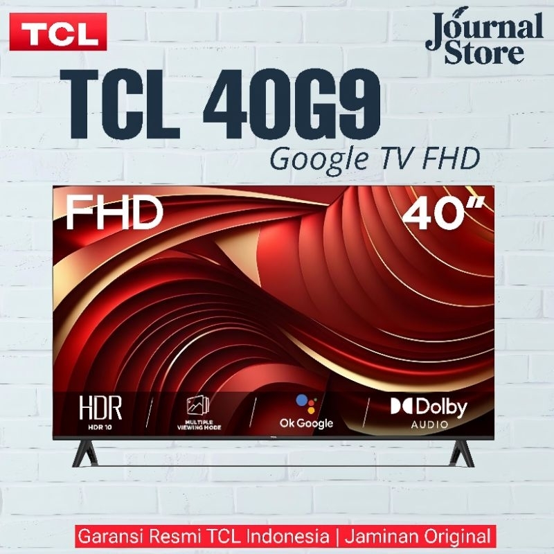 Jual TCL 40G9 - 40inch Smart Google TV FHD Full HD-Dolby AudioGaransi ...