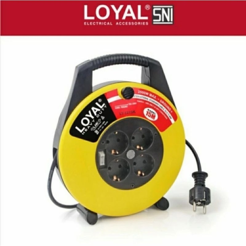 Jual Kabel Rol Roll Box LOYAL LY-120SK LY-121SK Heavy Duty 10m 15m ...