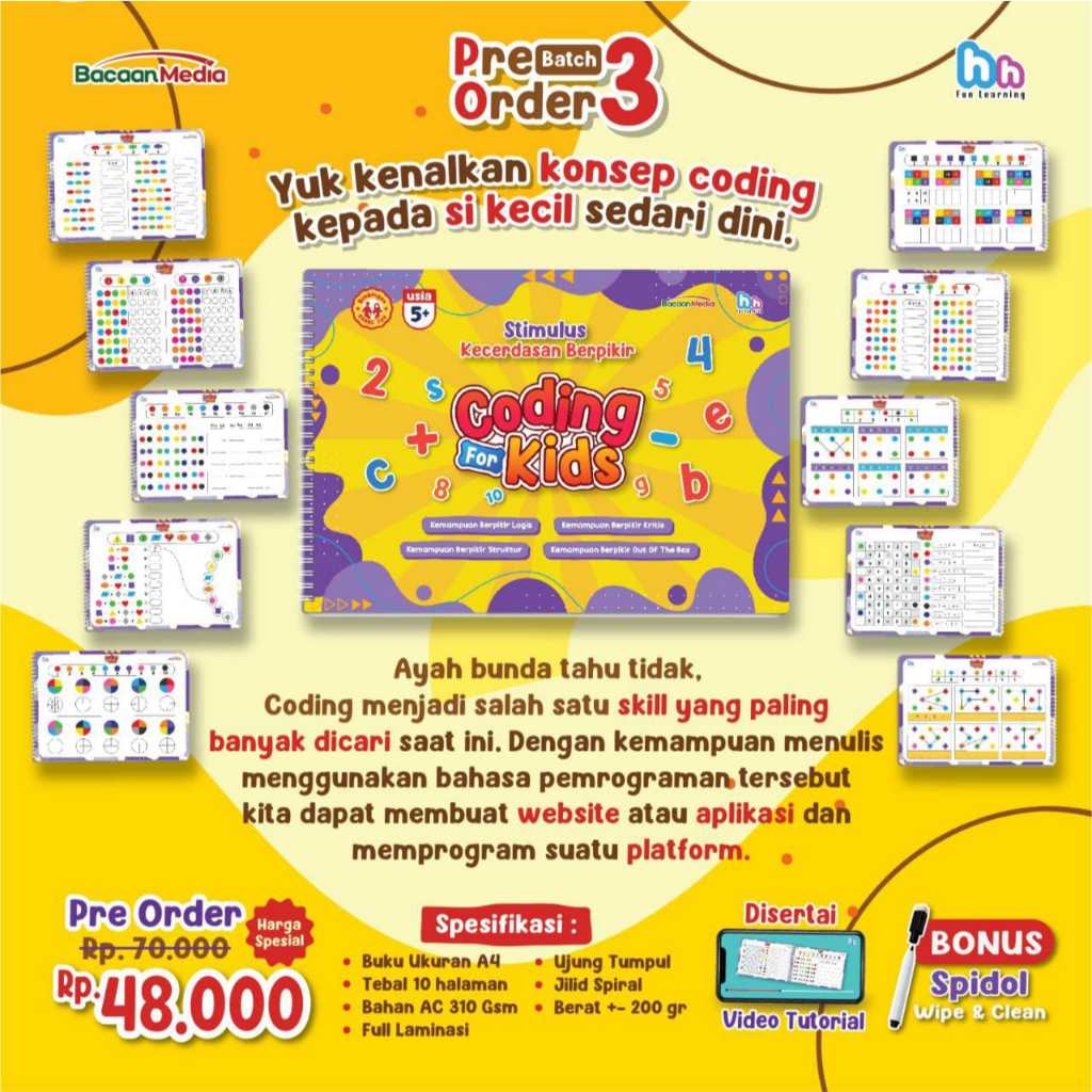 Jual Buku Anak Edukasi Coding for Kids | Shopee Indonesia