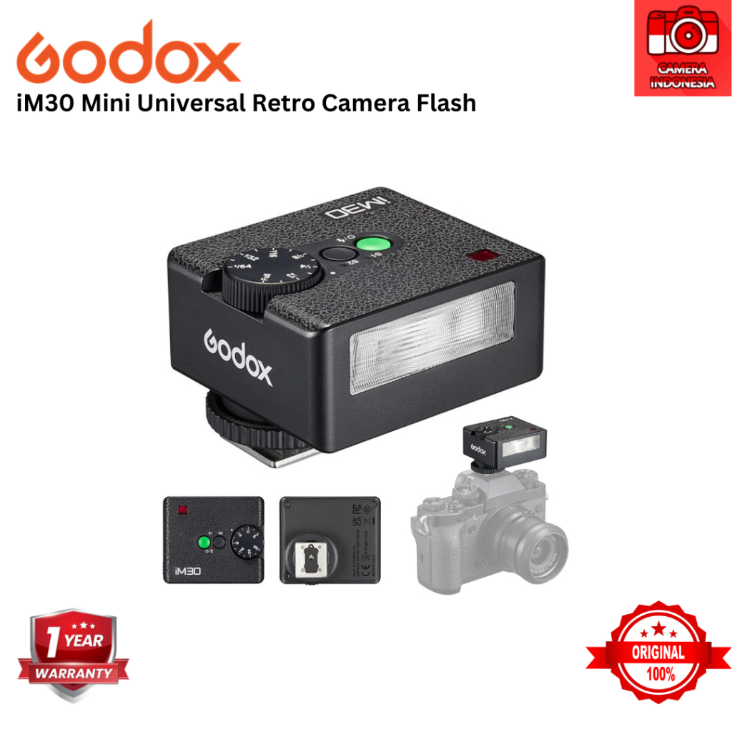 Jual Godox iM30 Mini Flash Universal Hot-Shoe Single Contact for Canon ...