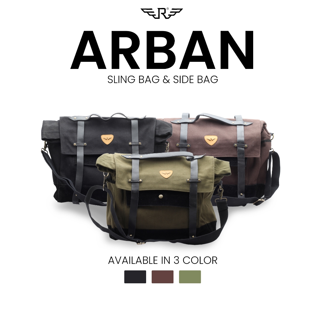 Jual RIMC Tas Arban Motorcycle Side Bag Tas Slingbag | Shopee Indonesia
