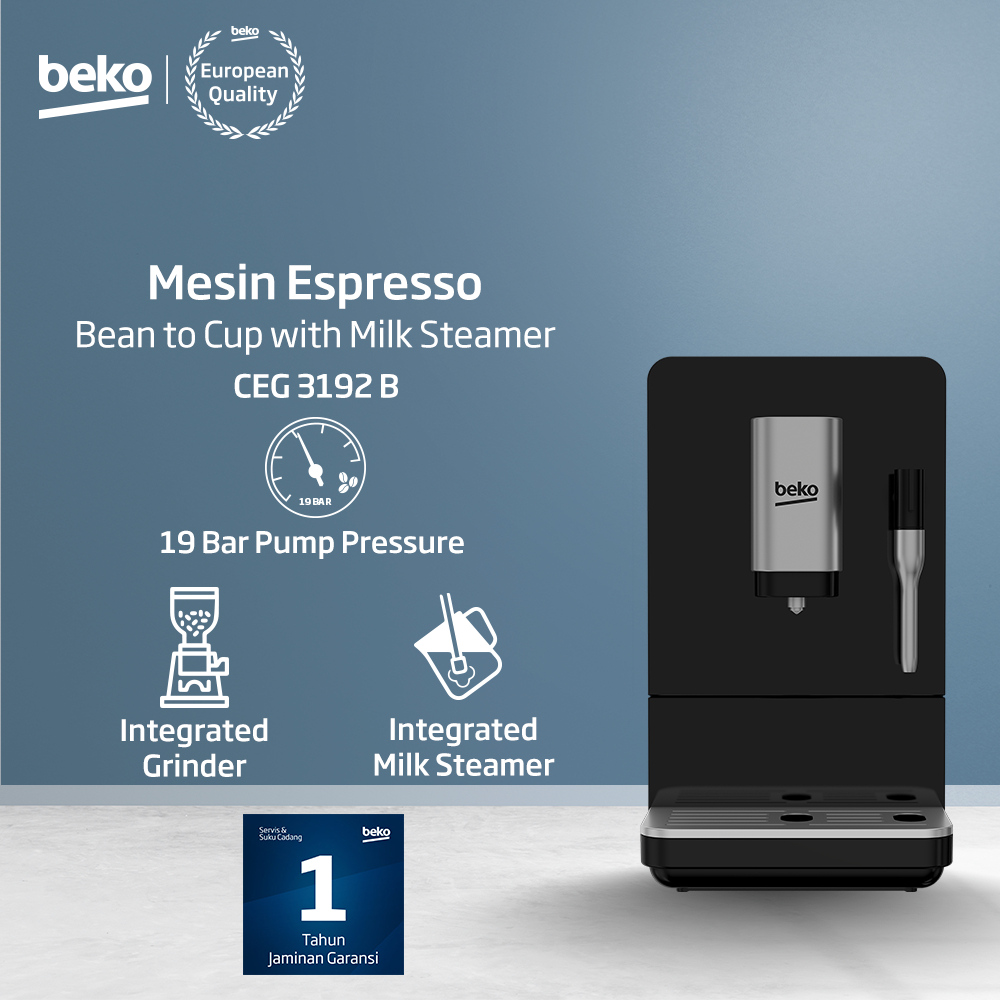 Jual Beko Mesin Kopi CEG3190B - Espresso Maker 19Bar Bean-to-Cup ...