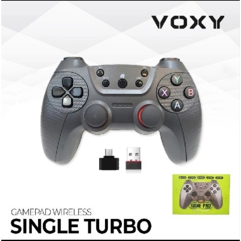 Jual Gamepad Single Wireless Turbo - Joystick Pc Controller gaming ...