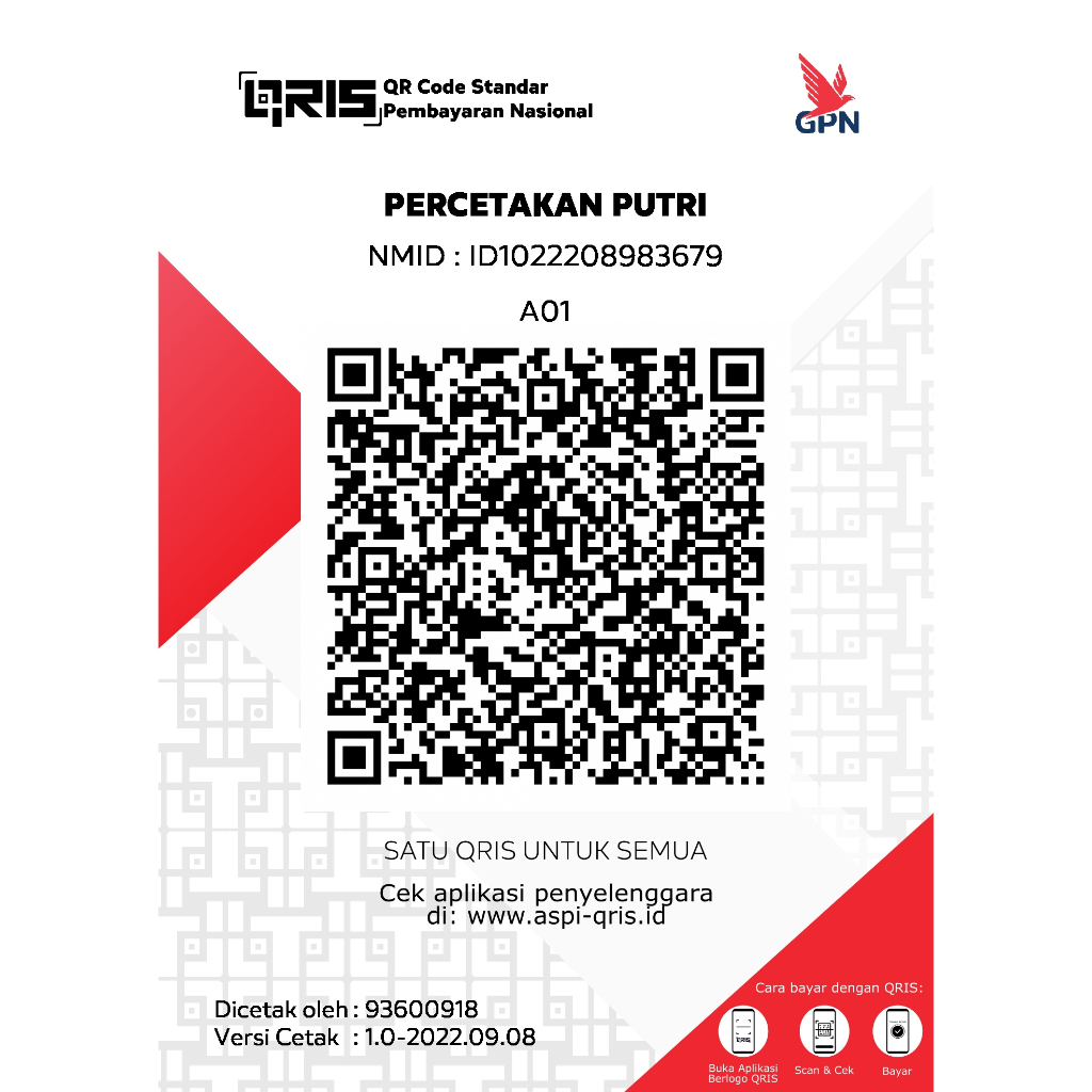 Jual Stiker QRIS, Barcode | Shopee Indonesia