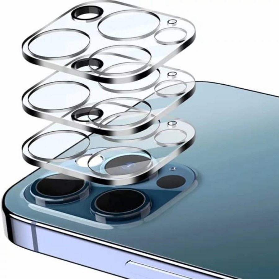 Jual IPhone 13 / Mini / Pro / Pro Max Tempered Glass Camera 3D Full ...