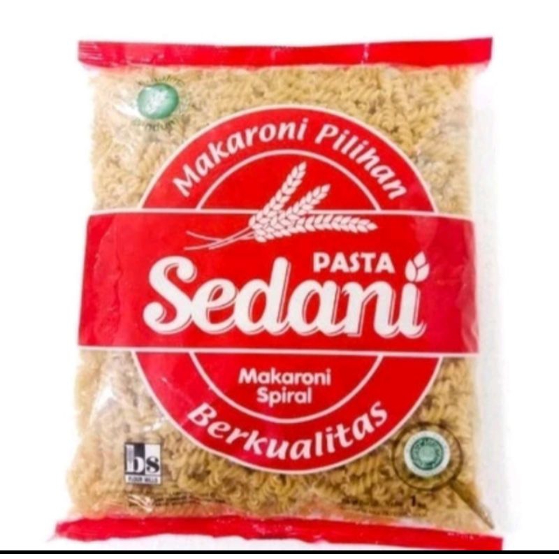 Jual makaroni spiral kemasan sedani 1 kg | Shopee Indonesia