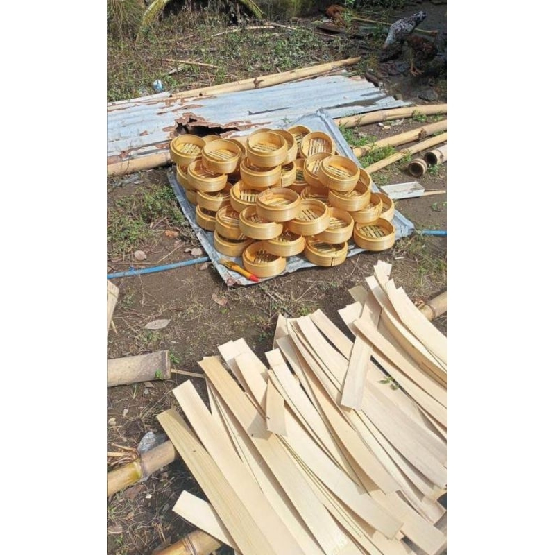 Jual klakat dimsum bambu 13 cm satuan premium | Shopee Indonesia