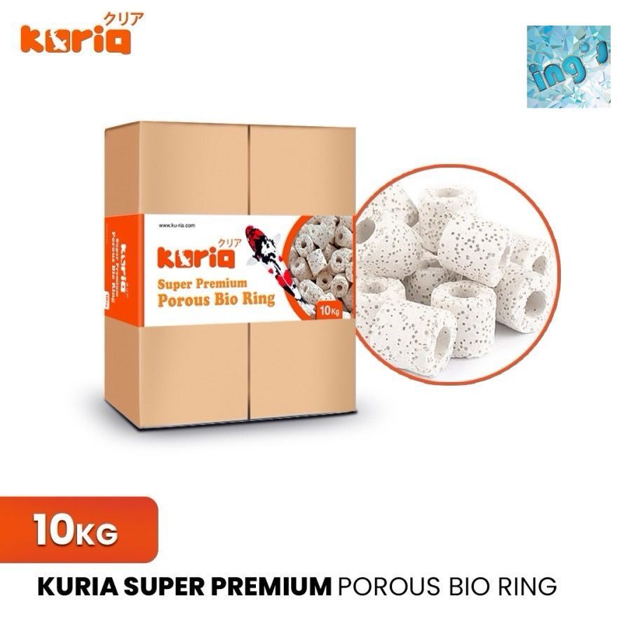 Jual KURIA BIO RING POROUS 10Kg / BIO RING PREMIUM / FILTER KOLAM KOI ...