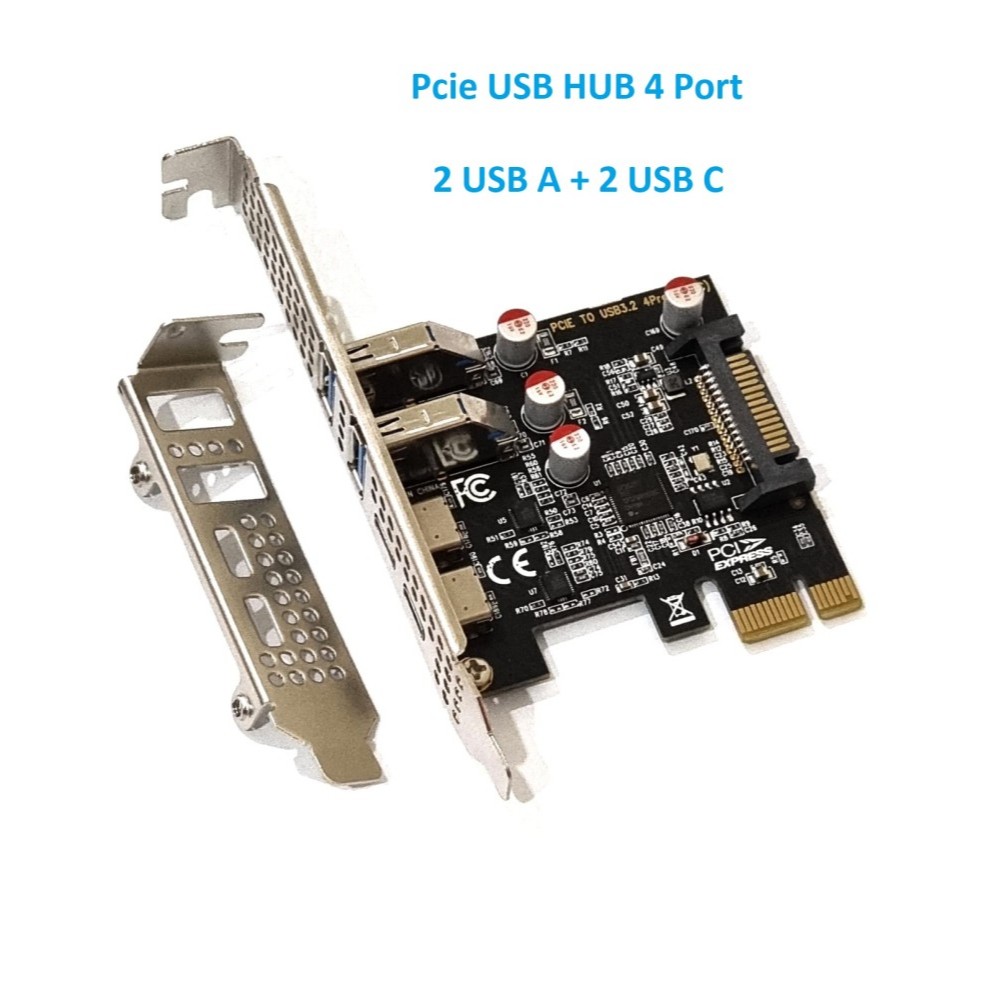 Jual PCIE USB 8 Port USB3.0 USB Type C PCI Express USB C HUB High Speed ...