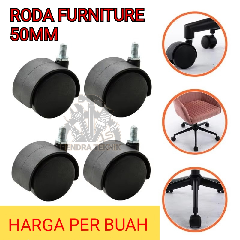 Jual RODA KURSI KANTOR 2" BAUT ROHA MUR RODA CASTER BAUT RODA CASTER ...