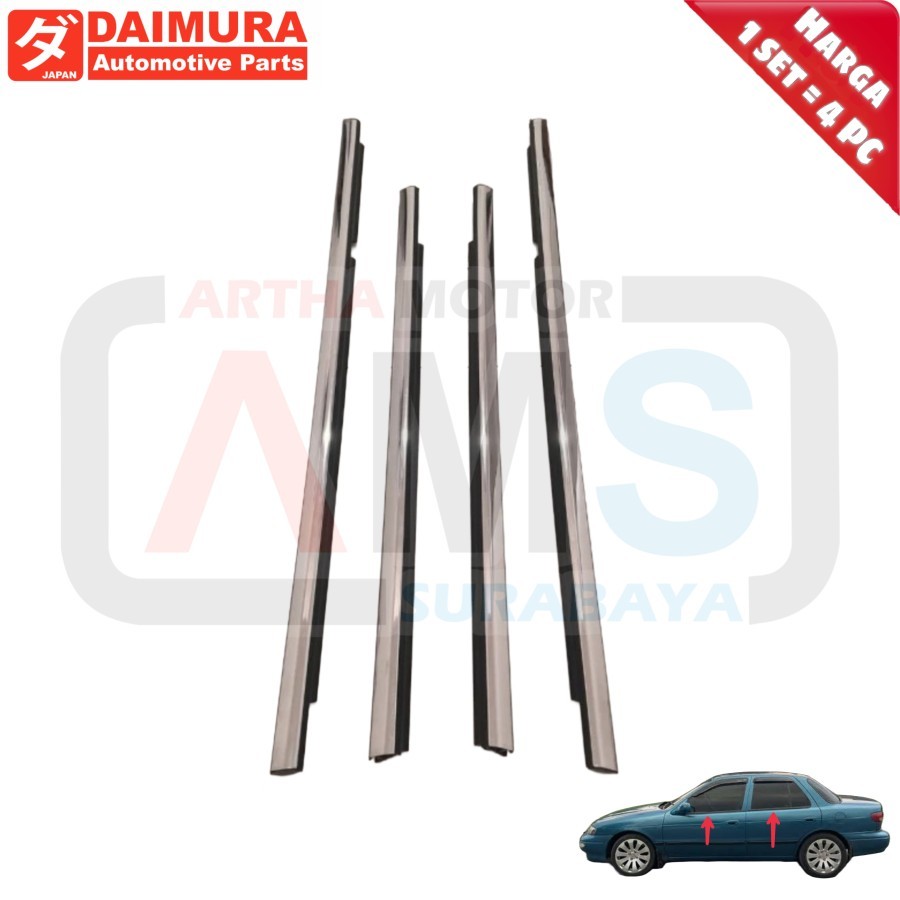 Jual Karet Pelipit Lis List Kaca Pintu Mobil KIA TIMOR S515 | Shopee ...