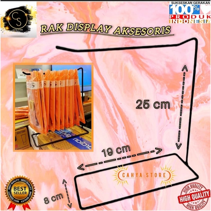 Jual Rak Display Aksesoris Tinggi 25 CM | Shopee Indonesia