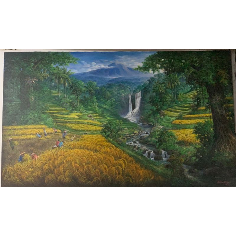 Jual lukisan panen raya | Shopee Indonesia