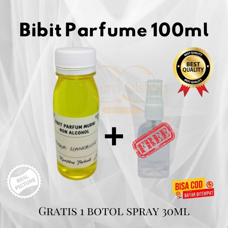 Jual BIBIT PARFUM NON AL KOHOL MURNI 100ML Free 1 Botol Kosong Spray ...