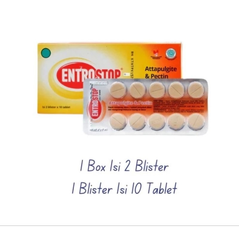 Jual Entrostop tablet mengatasi diare pada anak dan dewasa | Shopee ...
