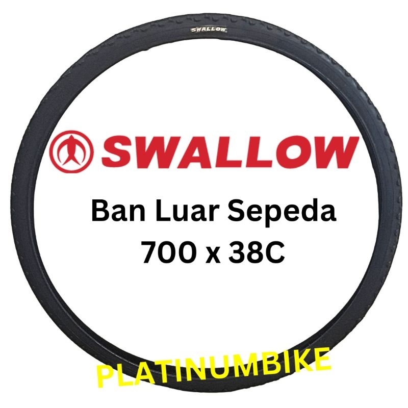 Jual Ban Luar Sepeda 700 x 38C SWALLOW DELI TIRE | Shopee Indonesia