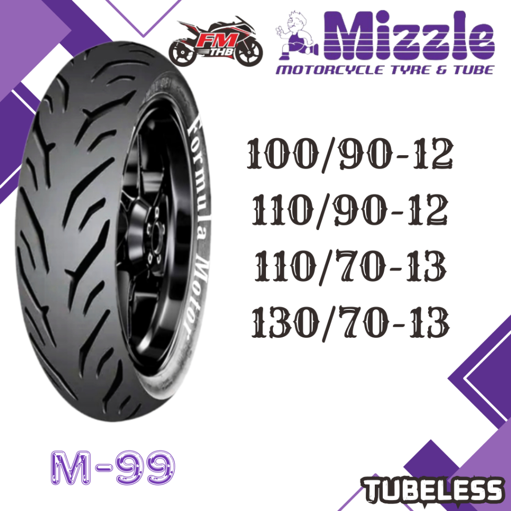 Jual Ban Mizzle M99 M-99 Ring 12 , 13 Tubeless - Ban Tubeless Ring 12 ...