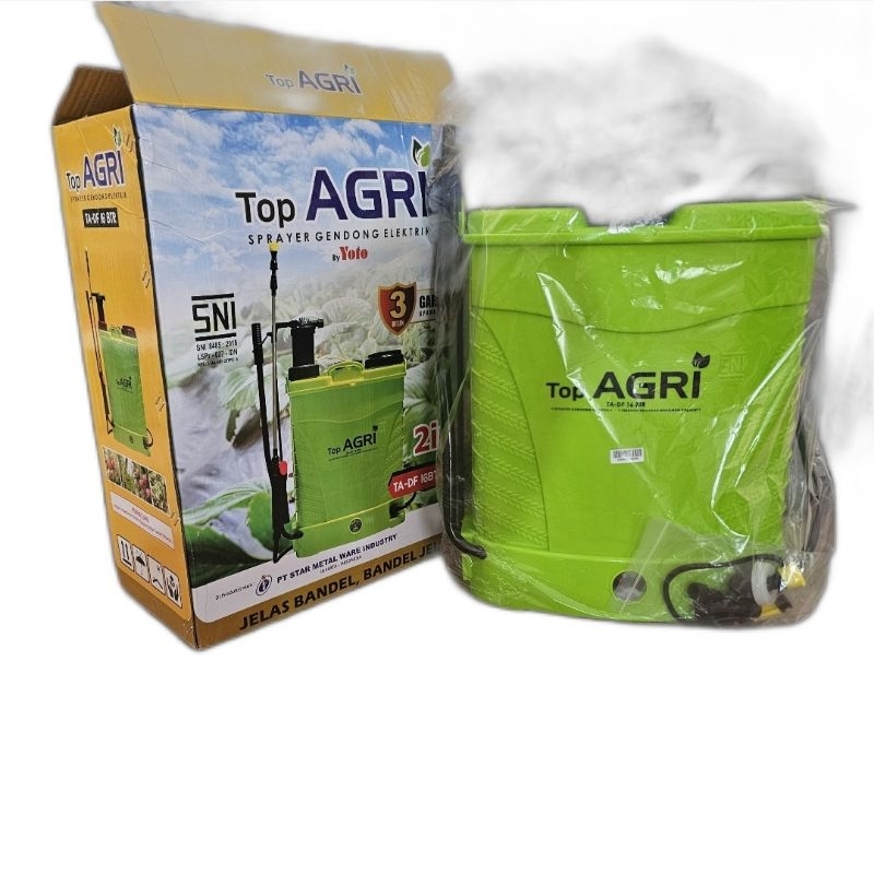 Jual TANGKI ALAT SEMPROT PERTANIAN SPREYER TOP AGRI BATERAI 16 LITER ...
