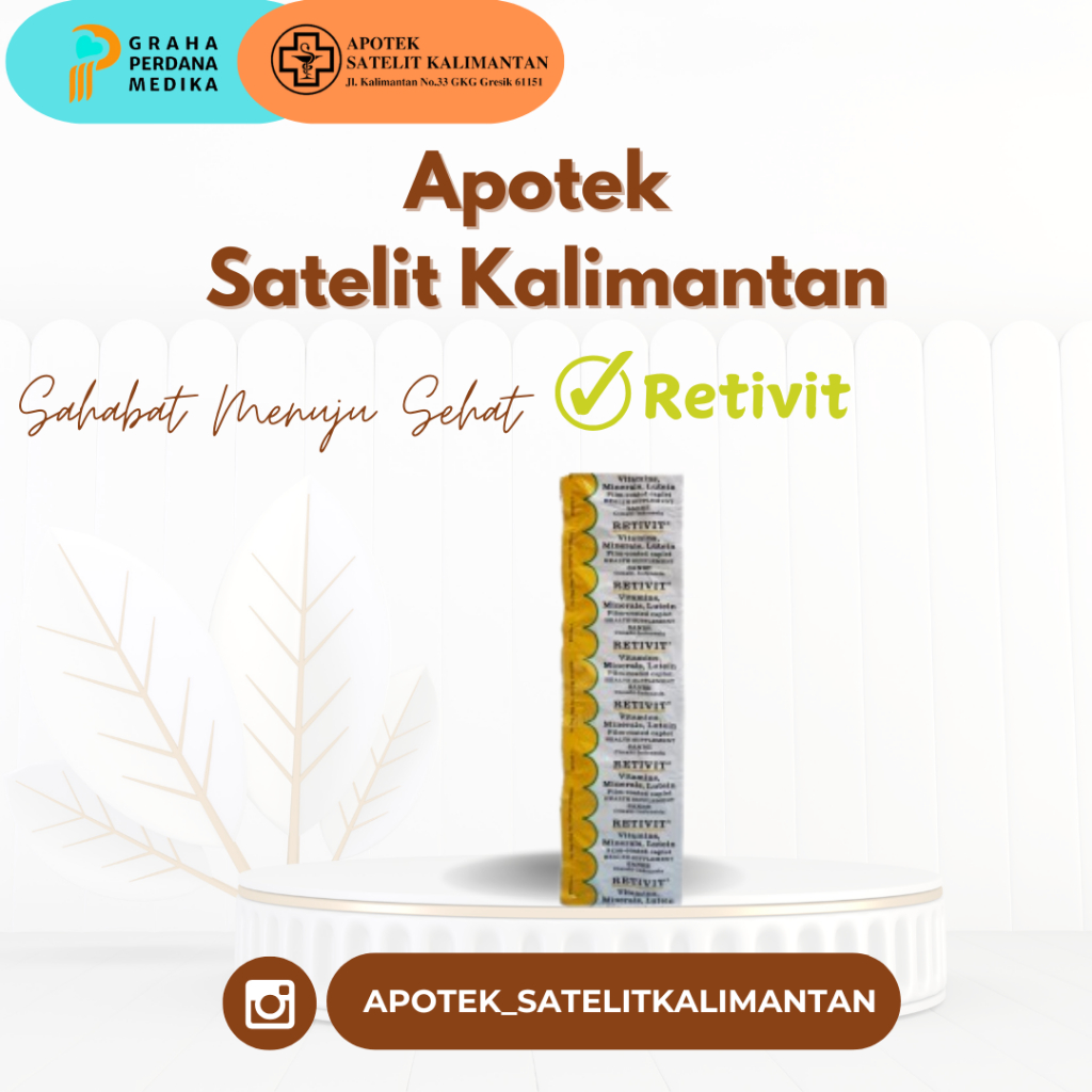Jual RETIVIT TABLET (VITAMIN MATA) | Shopee Indonesia