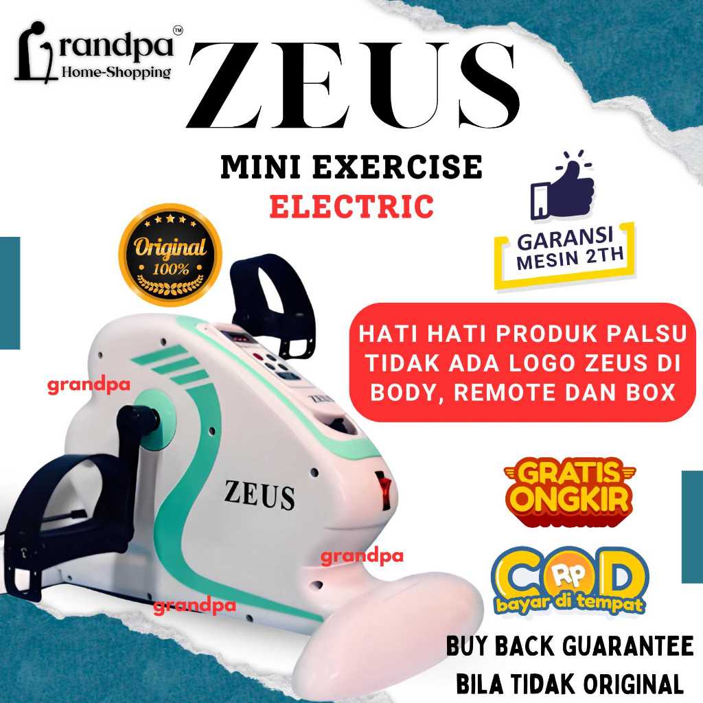 Jual PROMO Zeus Mini Electric Zeus Mini Exercise Sepeda Statis Portable ...