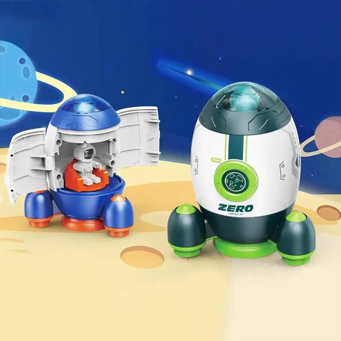 Jual Mainan Roket Luar Angkasa Mainan Pesawat Mainan Astronot Anak Laki ...