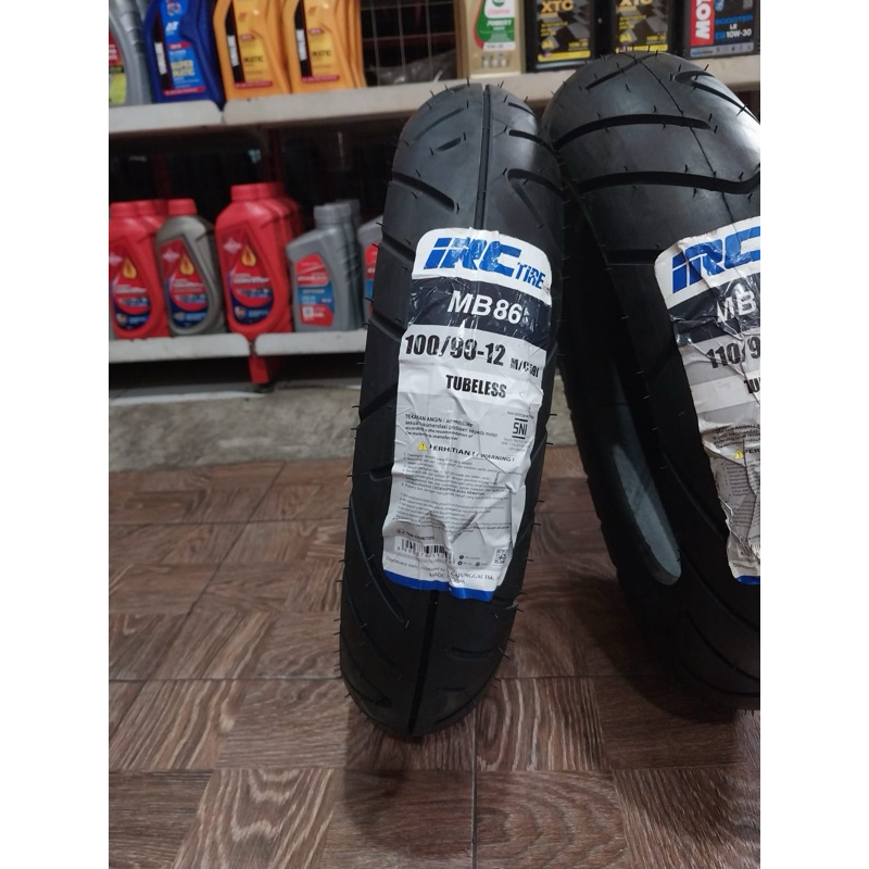 Jual Ban Depan Motor Scoopy Ring 12 // IRC MB86 100/90-12 Tubeless // Ban Motor Scoopy, Freego ...