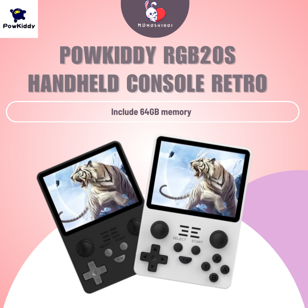 Jual Powkiddy RGB20s Handheld Console Retro Gaming Game Games 64GB 64 Gb | Shopee Indonesia