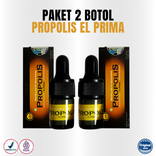 Jual Set 2 Botol Propolis Hi-Tech Nano Brazilian El Prima – Asli dan ...
