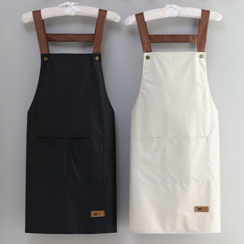 Jual Apron Waterproof Celemek Masak Dewasa Apron Motif Polos Celemek ...