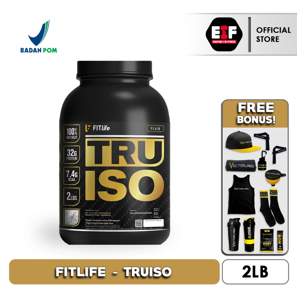 Jual FITLIFE Truiso Whey Protein Isolate 2lbs / 900g | Shopee Indonesia