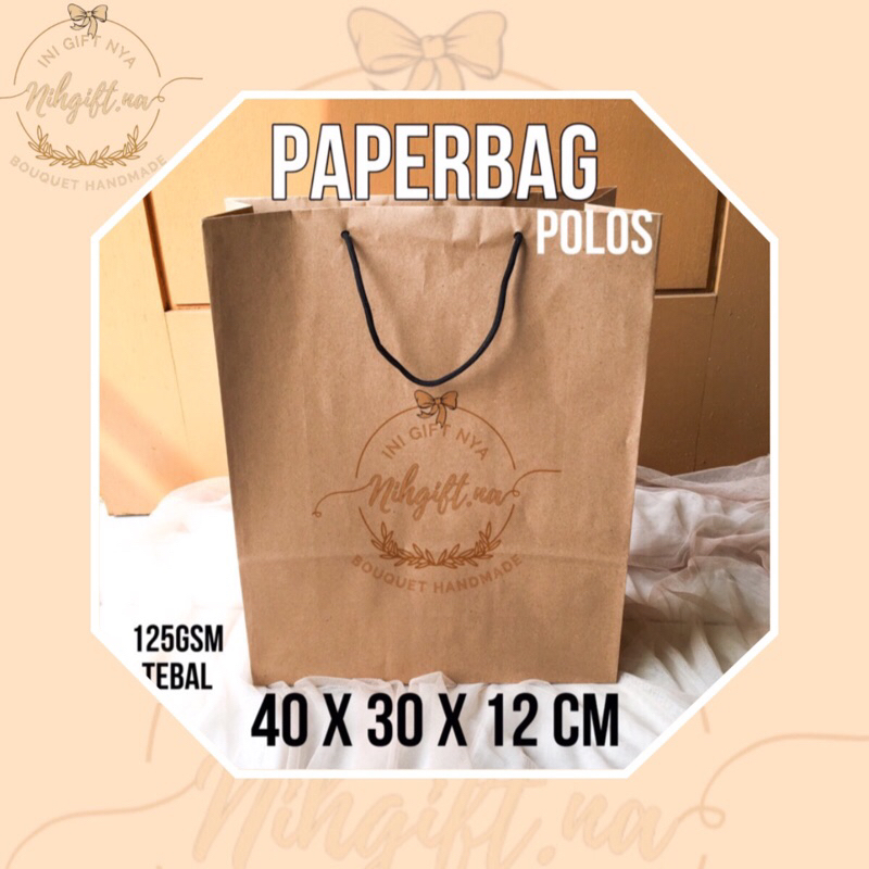 Jual PAPERBAG 40x30x12CM BESAR | Shopee Indonesia
