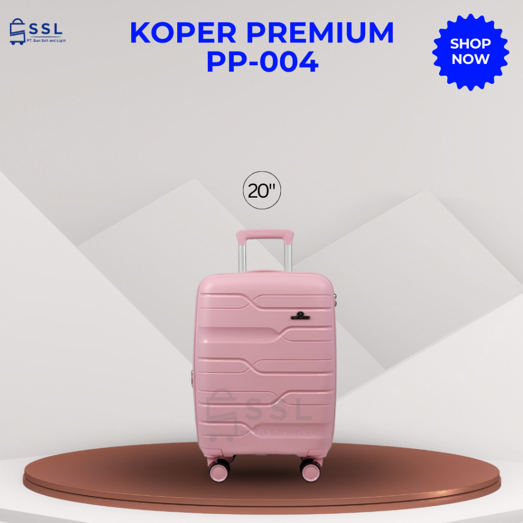 Jual Koper Tahan Banting Full Polypropylene 20 Inch Anti Pecah Koper ...