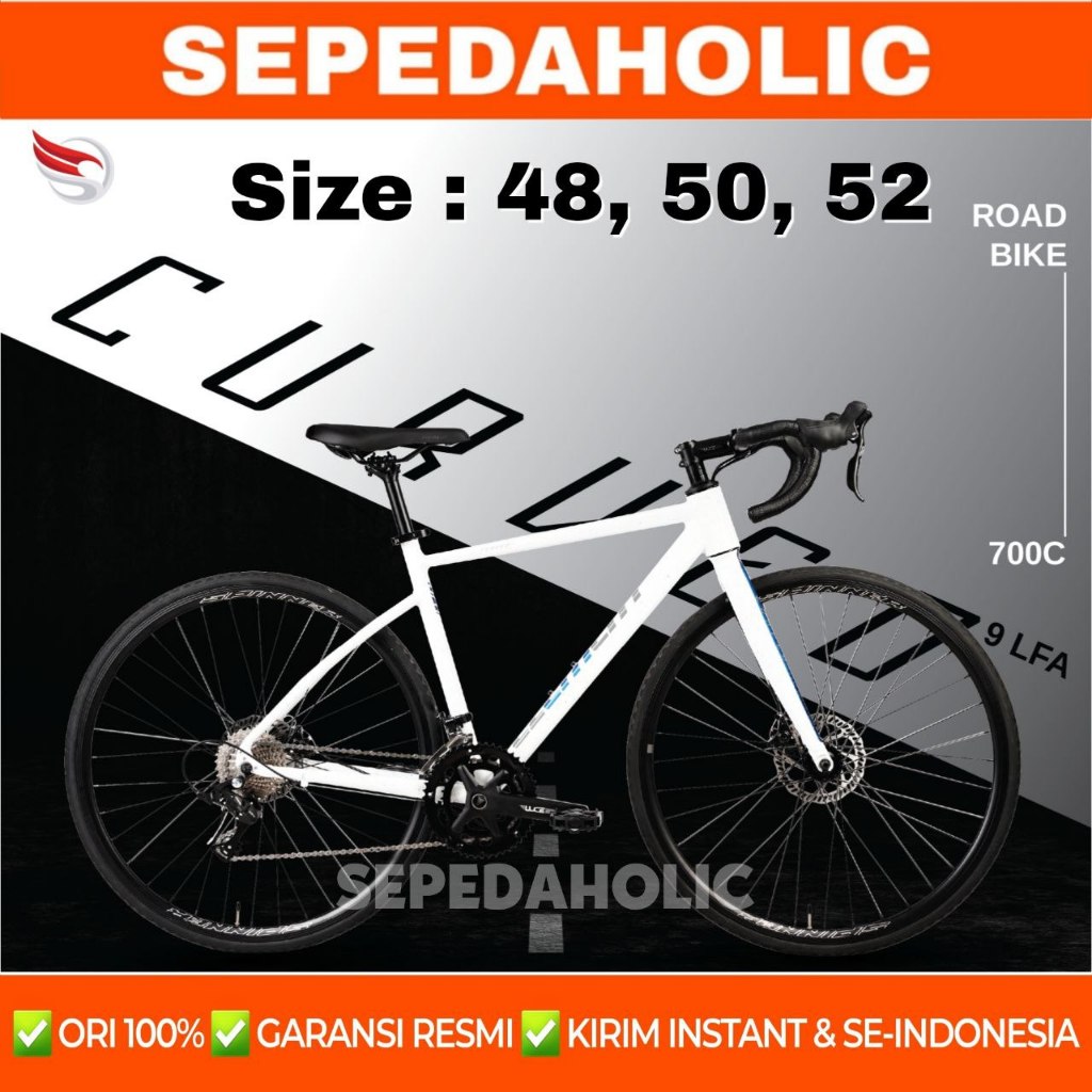 Jual Sepeda Roadbike ELEMENT CURVED 9 LFA 700C Balap Alloy 18 Speed ...