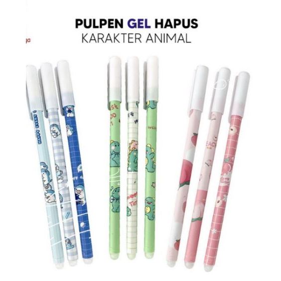 Jual [GC] Hitam Pulpen bisa di hapus pen magic Motif Karakter Lucu ...