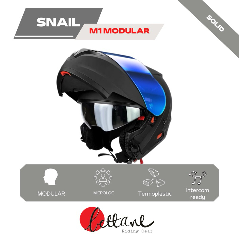 Jual HELM SNAIL MODULAR M1 Helm Modular Flip Up | Shopee Indonesia