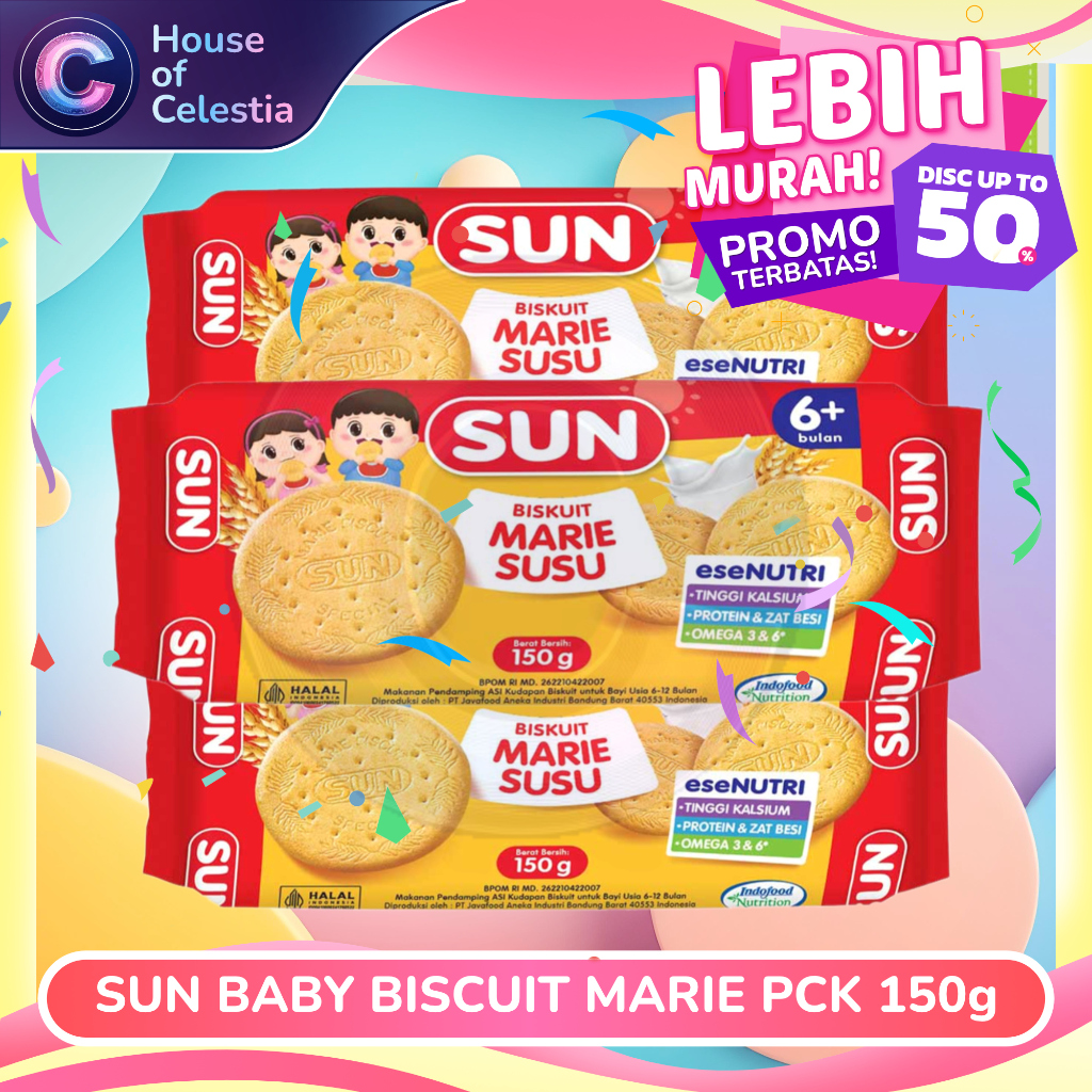Jual SUN Marie Biskuit Bayi 150GR | Shopee Indonesia