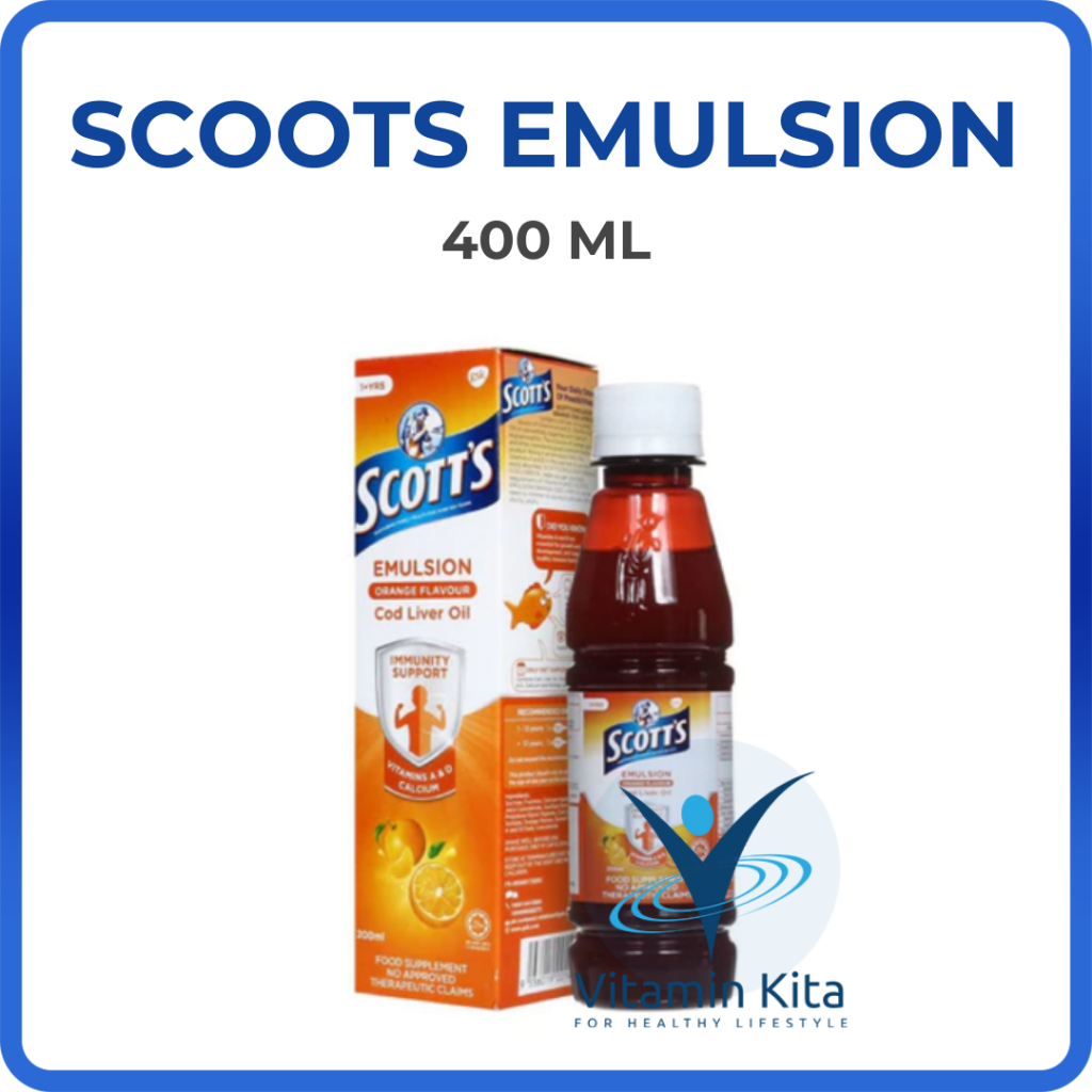 Jual ScottS Emulsion Vita Orange Suplemen Kesehatan Otak Dan ...