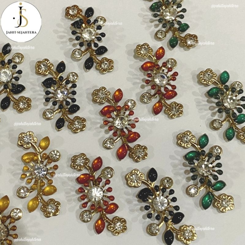 Jual Bunga Jahit Hiasan Baju ( 4 Biji ) | Shopee Indonesia