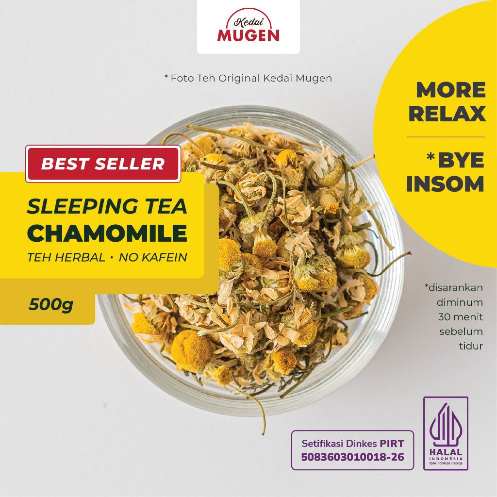 Jual Kedai Mugen - Chamomile Herbal Tea/ Teh Kamomil Grosir 500g ...