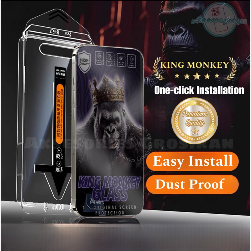 Jual NEW UPGRADE GEN 2 !! KING MONKEY GLASS Screen Protector Tempered ...