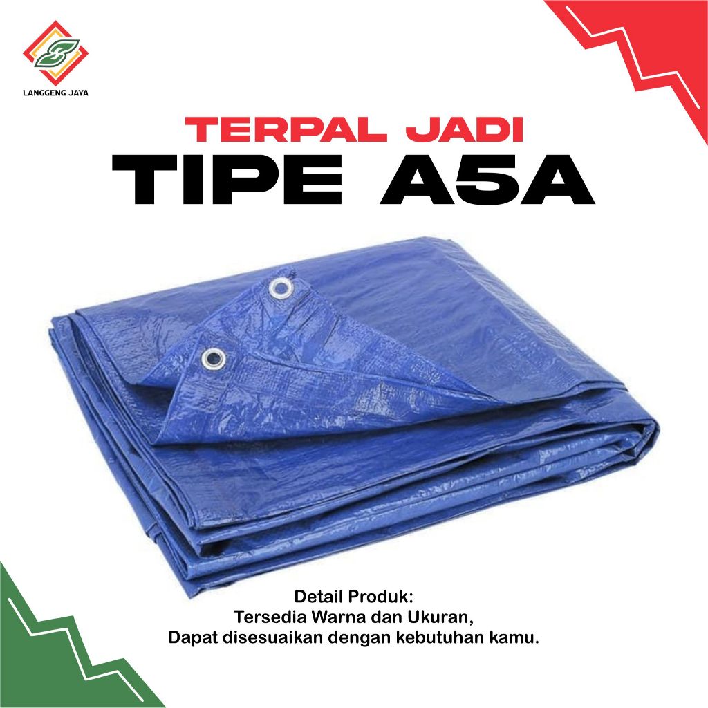 Jual TERPAL A5A (PLASTIK), TERPAL PENUTUP ATAP/BANGUNAN/SERBAGUNA ...
