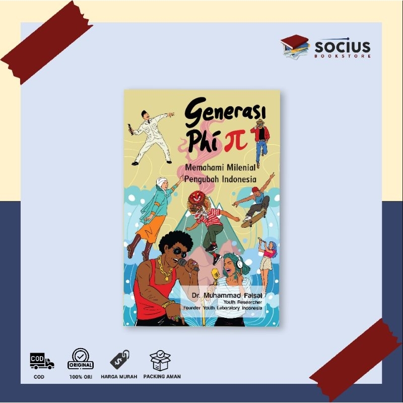 Jual BUKU SOSIAL BUDAYA [ ORIGINAL ] GENERASI PHI MEMAHAMI MILENIAL PENGUBAH DUNIA - MUHAMMAD ...